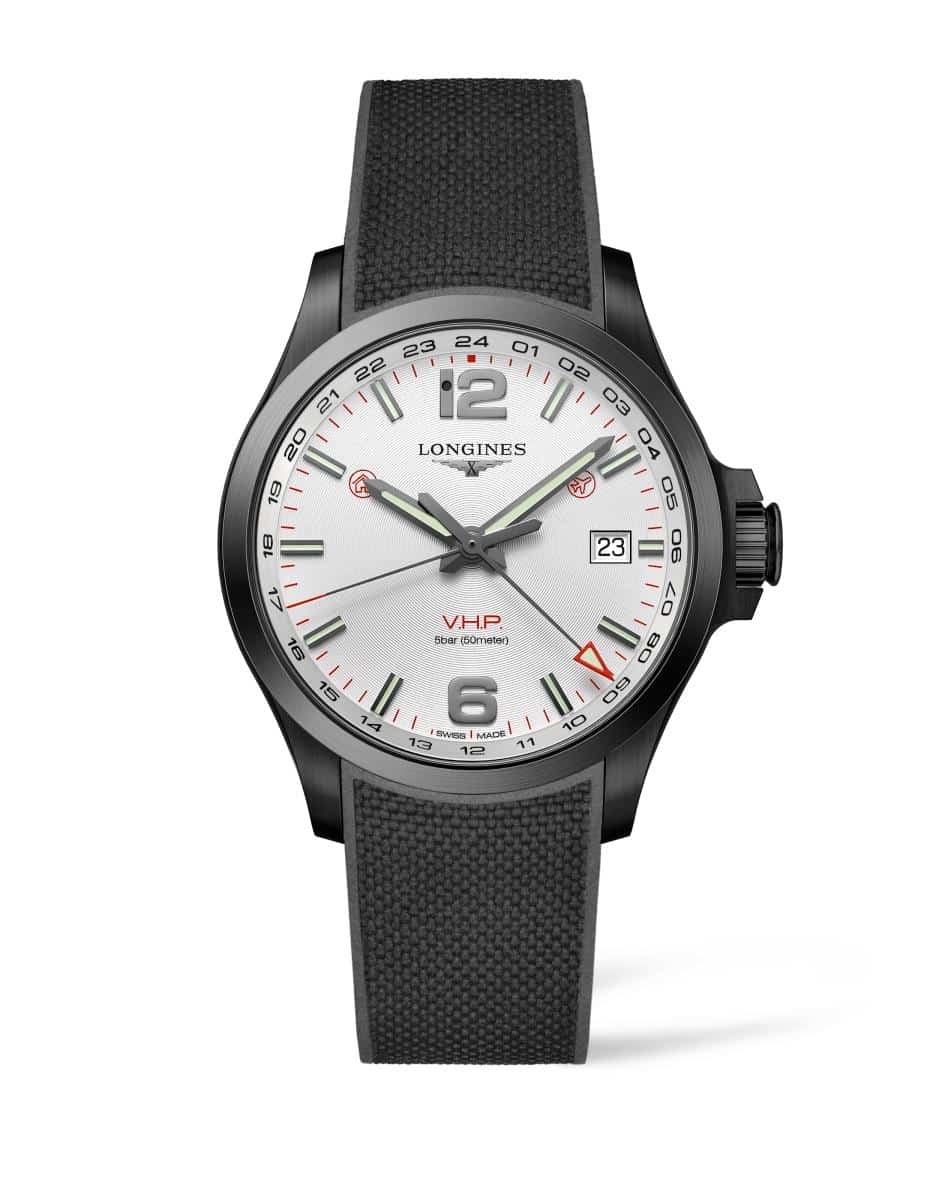 Longines Conquest V.H.P. GMT 43mm - L3.728.2.76.9 | Urmaker B. Andresen